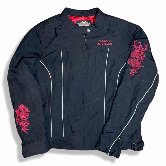 Harley-Davidson | Jackets & Coats | Y2k Harley Davidson Biker Jacket ...